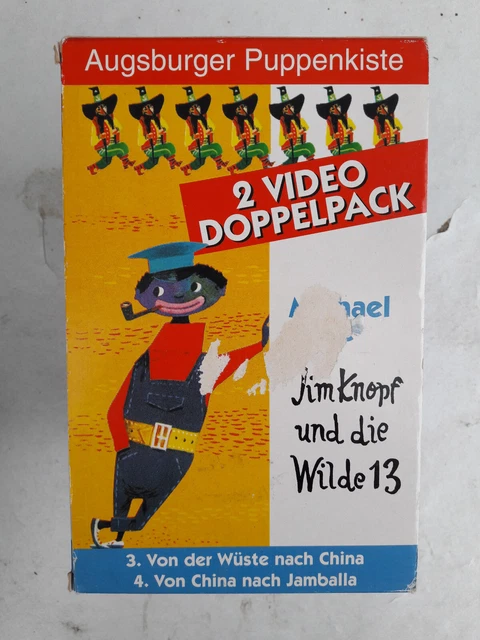 VHS VIDEO AUGSBURGER Puppenkiste, Jim Knopf und die Wilde 13, von der ...