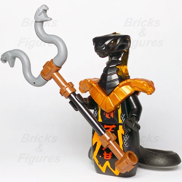 LEGO® NINJAGO CHAR Minifigure Pyro Vipers Black Snake Staff 70675 70677 ...