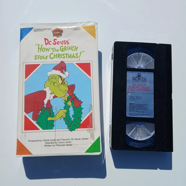 DR SEUSS HOW the Grinch Stole Christmas VHS Video Tape VIDDY-OH 1966 £8 ...