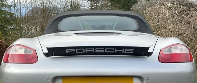 PORSCHE BOXSTER 986 / 987 spoiler decal (Silver) £15.00 - PicClick UK
