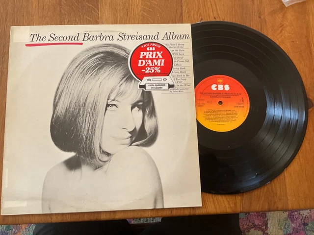 BARBRA STREISAND THE Second Album 1963 Recording Cbs Records Vinyl Lp ...
