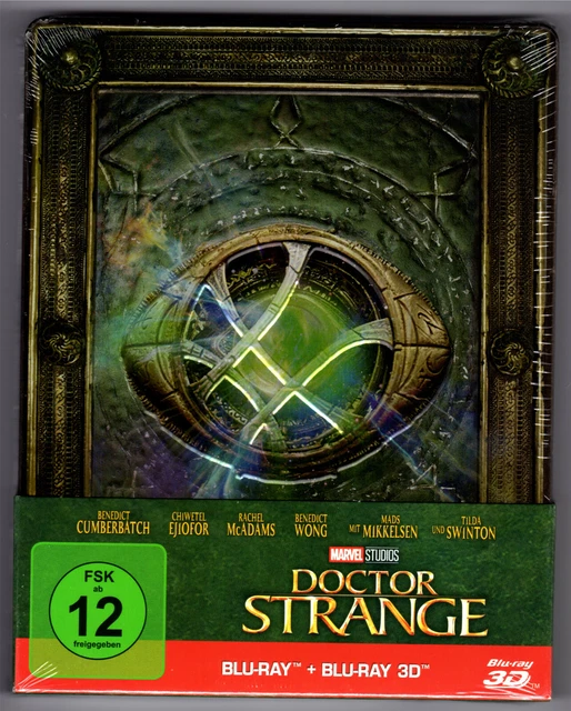 DOCTOR STRANGE 3D & 2D 2-Disc Blu-Ray Steelbook Neu & Ovp Sealed Sold ...