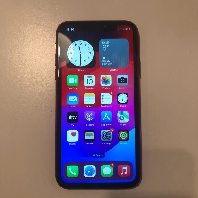 APPLE IPHONE 11 64 Go rouge déverrouillé - Aucun identifiant facial EUR ...