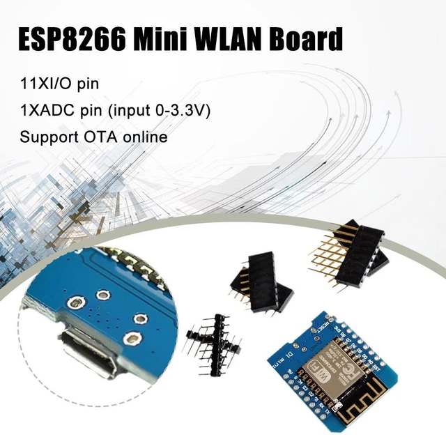 ESP-8266EX NODEMCU MINI Wi-Fi Module + Bluetooth Development Board NEW ...