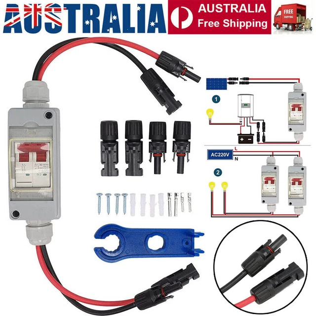 PV ISOLATOR SWITCH DC 500V 32A IP65 Disconnect Circuit Breaker For ...