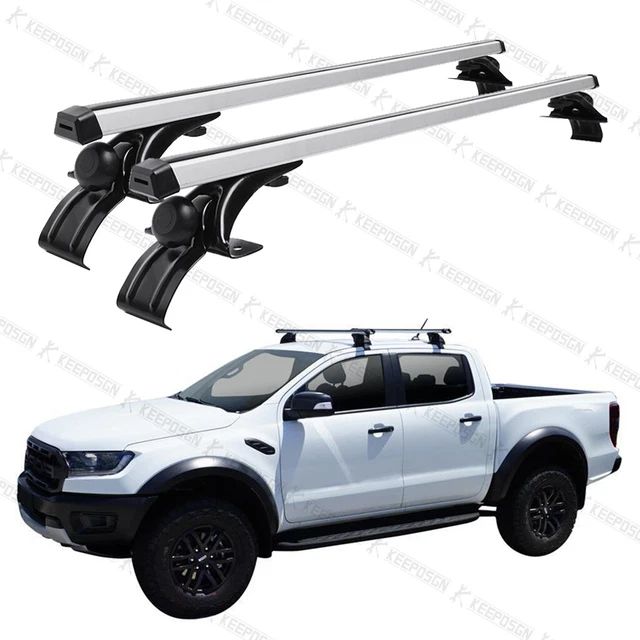 FOR FORD RANGER Truck Car Top Roof Rack Cross Bar Aluminum Luggage ...