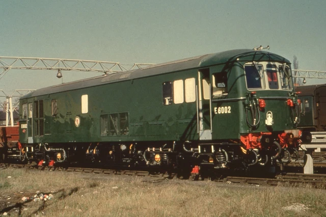 TRANSPORT RAILWAY COLOUR Rail Slide E6002 Eastleigh Shed 1962 £1.20 ...