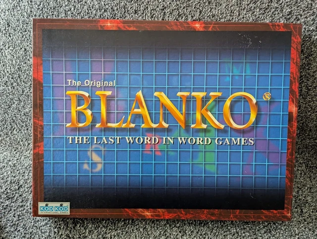 BLANKO THE LAST Word In Word Games- Board Game Kod Kod Game FREE ...