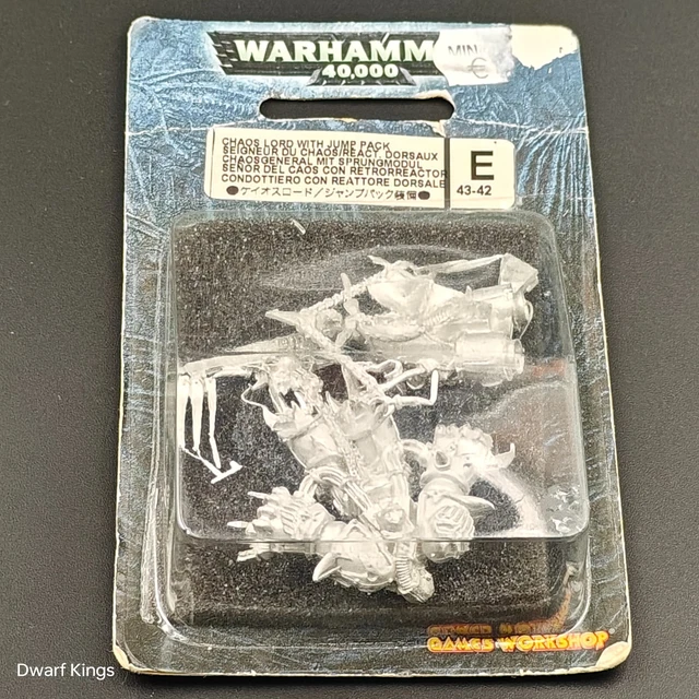 GAMES WORKSHOP WARHAMMER 40K Chaos Lord avec Jump Pack scellé 2000 EUR ...