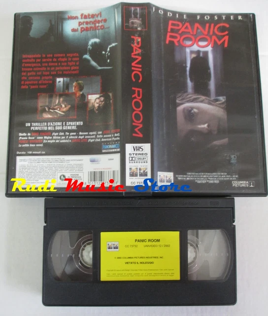 FILM*VHS PANIC ROOM Jodie Foster Forest Whitaker Columbia 2002 (F55 ...
