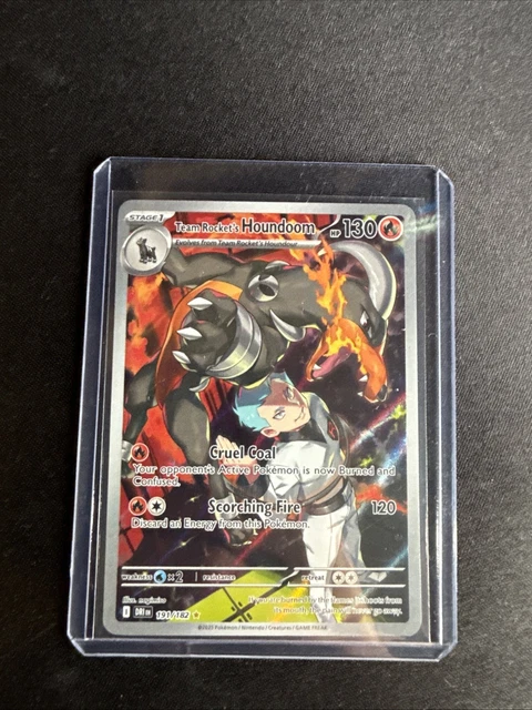 POKÉMON TCG DESTINED Rivals Team Rockets Houndoom Card 191/182 NM Condition £22.18 - PicClick UK