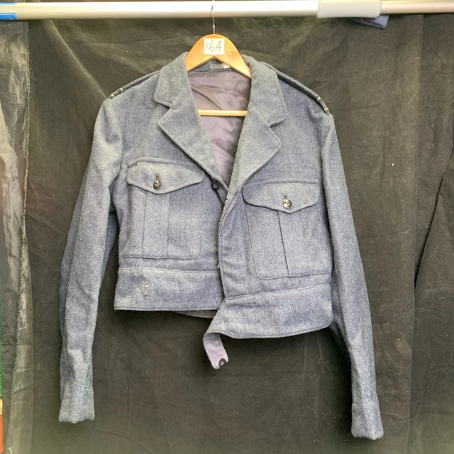 ORIGINAL BRITISH ROYAL Air Force RAF Battledress Jacket - 34" Chest £35 ...