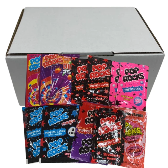 POP ROCKS POPPING Candy Variety Pack 6 Assorted Flavours Party Favours ...