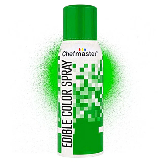 EDIBLE COLOUR SPRAY Green Paint Food Colouring Fondant Cake Cupcake ...
