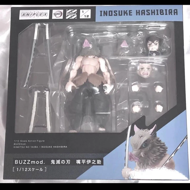 BUZZMOD. DEMON SLAYER Inosuke Hashibira 1/12 PVC Figure Japan Aniplex ...