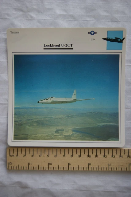 LOCKHEED U-2CT - USA - Trainer - Collectors Club Card £1.50 - PicClick UK