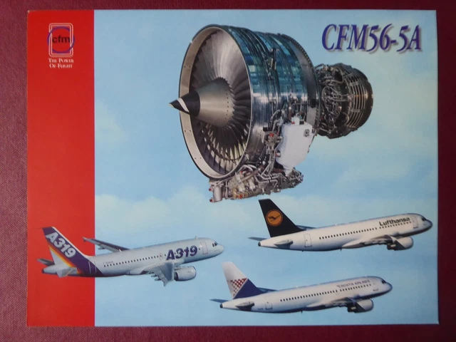 DOCUMENT SNECMA GE Cfmi Cfm56-5A Aircraft Engine Airbus A320 A319 ...