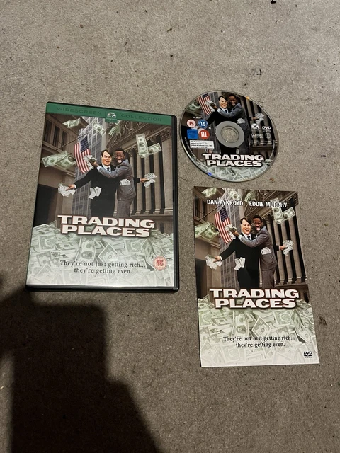 TRADING PLACES [DVD] [1983] VGC with insert Dan Aykroyd Eddie Murphy ...