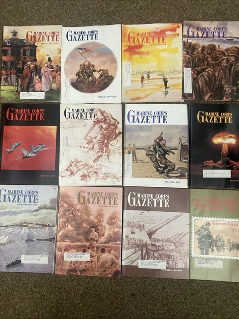 USMC MARINE CORPS Gazette 1985 Magazines 12 Issues Complete Year £7.43 ...