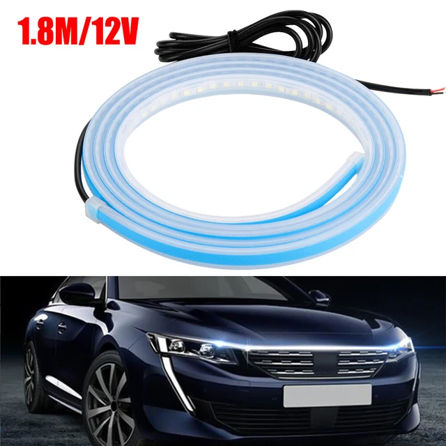 CAR DRL LED Hood Strip Light Engine Cover Daytime Running Light EOA $18 ...