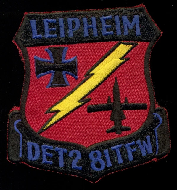 USAF 81ST TACTICAL Fighter Wing Detachment 2 patch N-3 EUR 16,71 ...