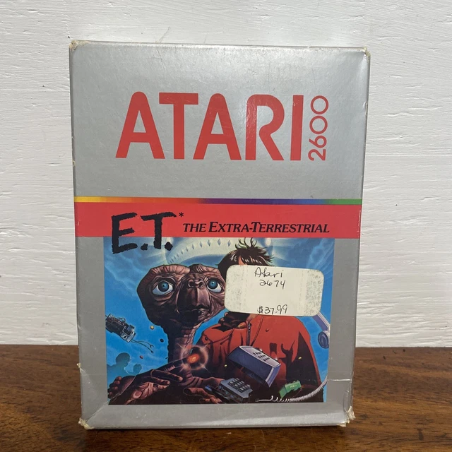 E.T. ATARI 2600 Extra-Terrestrial Video Game 1982 New Sealed ET Vintage ...