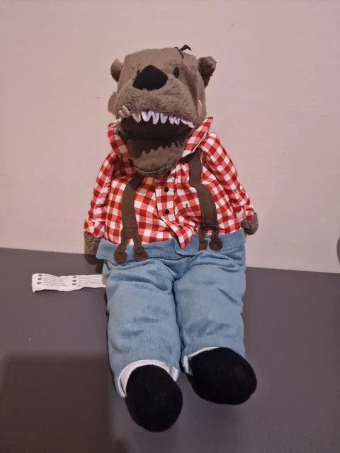 IKEA LUFSIG BIG Bad Wolf Little Red Riding Hood Soft Plush Toy Wolf ...