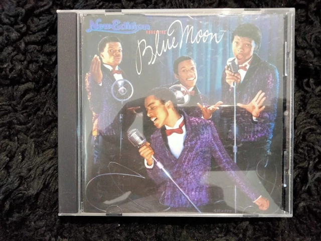 VINTAGE 1986 MCA NEW EDITION Under the Blue Moon CD - No Bobby Brown ...
