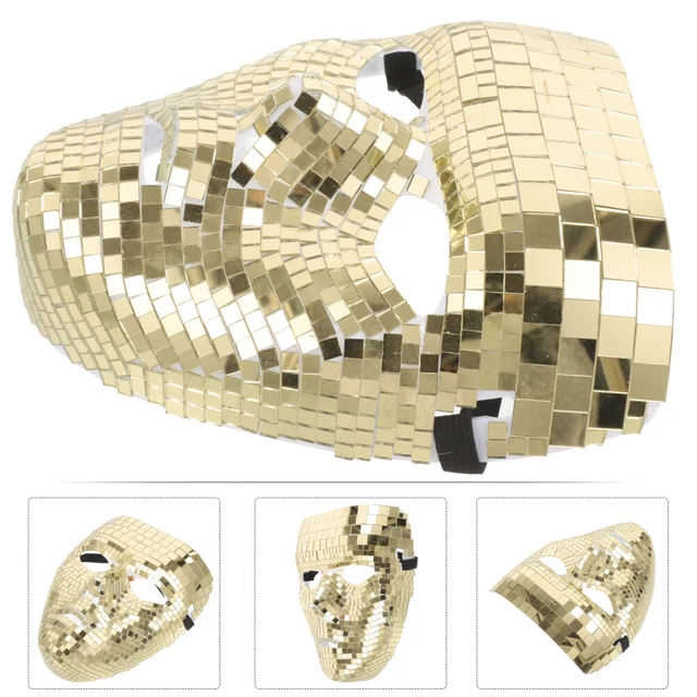 MASQUERADE MASK PROP Halloween Carnival Disco Costume Party Miss ...