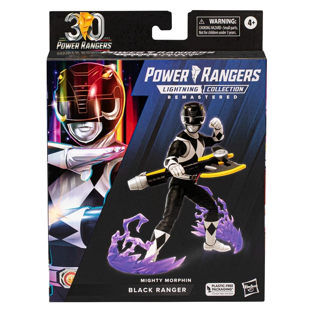 POWER RANGERS LIGHTNING Collection Remastered MMPR Black Ranger £35.99 ...
