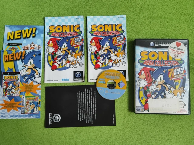 RETRO NINTENDO GAMECUBE Game Sonic Mega Collection with Manual PAL £9. ...