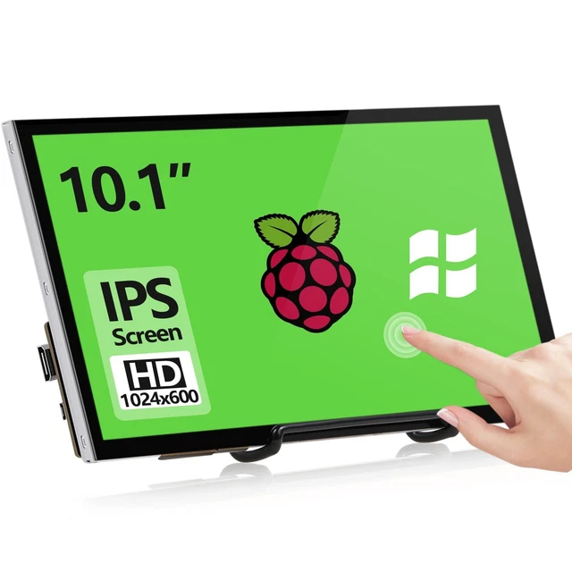HAMTYSAN RASPBERRY PI Screen, 10.1 Inch Touchscreen Monitor 1024x600 ...