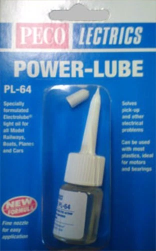 PECO PL-64 POWER Gleitgel- Electrolube Modell Lokomotive Licht Öl Neu ...