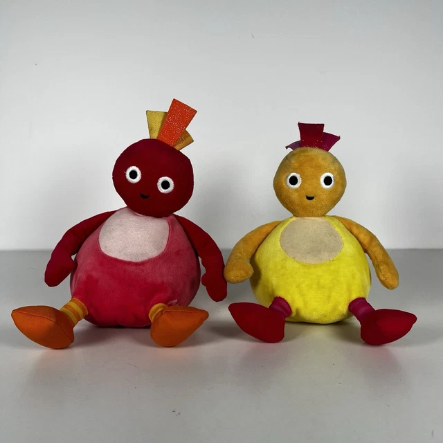 2X TWIRLYWOOS PLUSH Soft Toys Spinning Twirlytop Toodloo & Chickedy ...