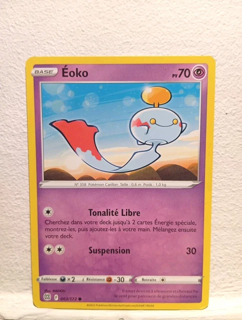 CARTE POKÉMON ÉOKO 063/172 Stars Étincelantes EUR 1,00 - PicClick FR