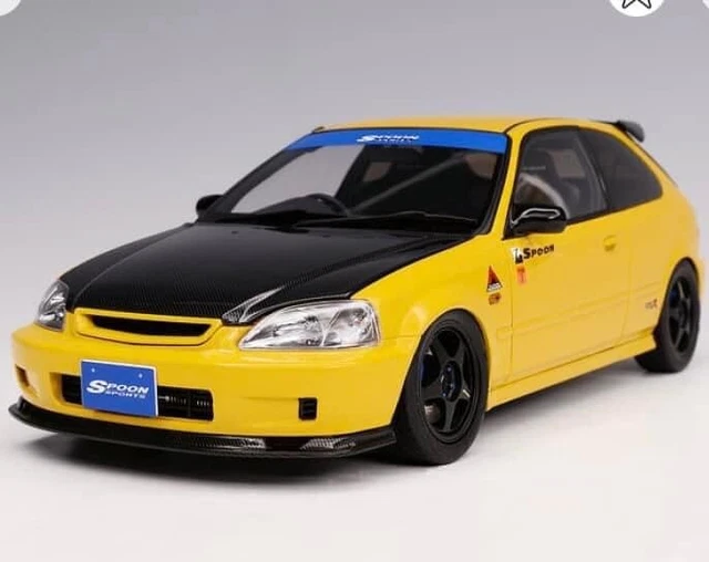 HONDA CIVIC EK9 Type R Custom Version 1/18 - MHCIVICY MOTORHELIX EUR 279,99 - PicClick DE