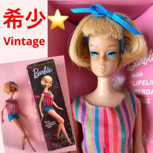 RARE VINTAGE 1960S Barbie Doll with Original Box Mattel Collectible £ ...