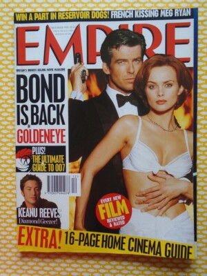 EMPIRE 1995 JAMES Bond Goldeneye Keanu Reeves Meg Ryan Crimson Tide Patsy Kensit £1.99 - PicClick UK