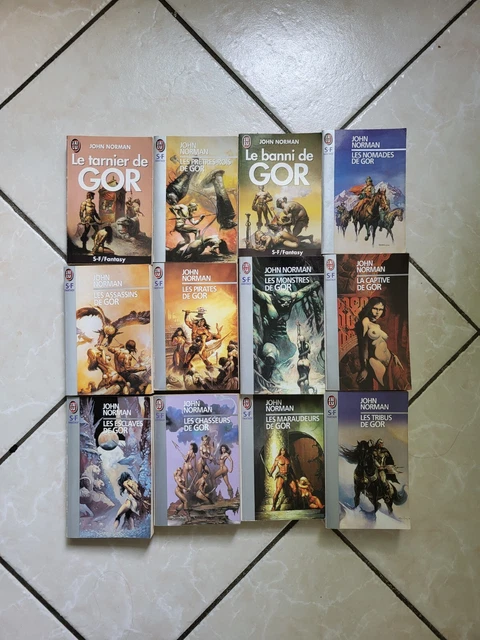 LE CYCLE DE GOR les 12 premiers tomes John Norman J'ai Lu lot roman ...