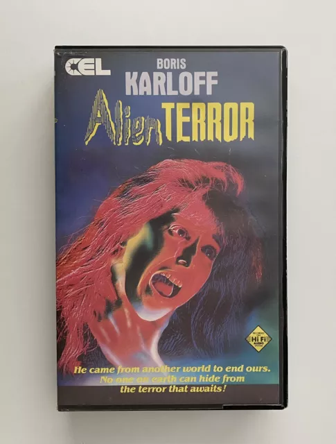 Alien Terror The Incredible Invasion [vhs] Cel Big Box Ex Rental Tape