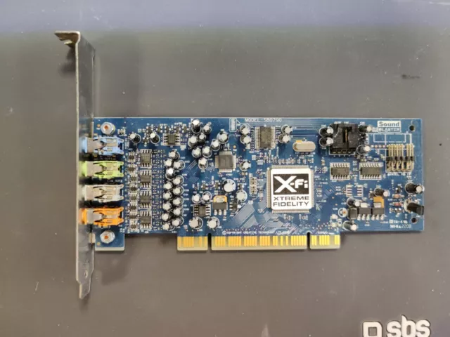 CARTE SON CREATIVE Labs Sound Blaster X-fi Xtreme SB0790 PCI Audio Card ...