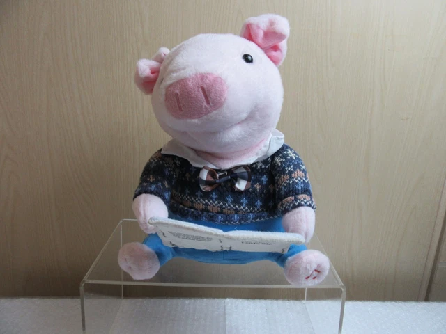 CUDDLE BARN PLUSH Stuffed Animal Storytelling Talking Pig Doll 3 Little ...
