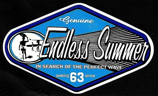 THE ENDLESS SUMMER Car Sticker Decal Surfboard UTE VAN FORD HOLDEN ...