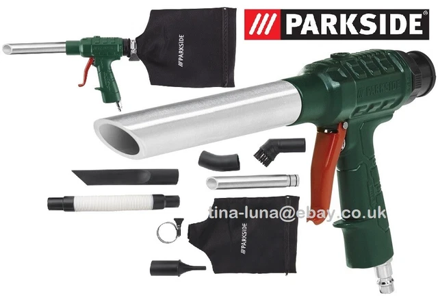 PARKSIDE 2-IN-1 AIR Duster Blow Gun & Vacuum Cleaner Air Dust Gun 1/4 ...