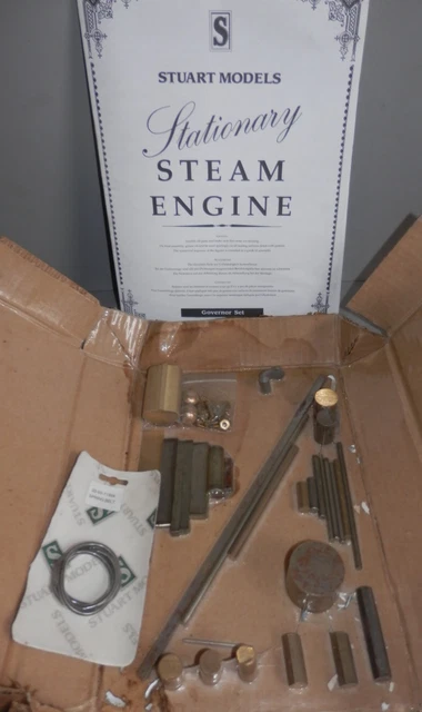 STUART MODELS SINGLE Victoria Live Steam Engine Set Of Governor ...