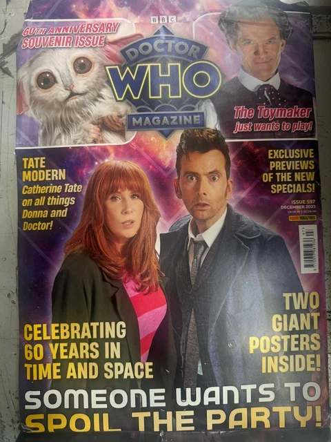 DOCTOR WHO MAGAZINE 60 Years Special December 2023 Issue 597. New And ...