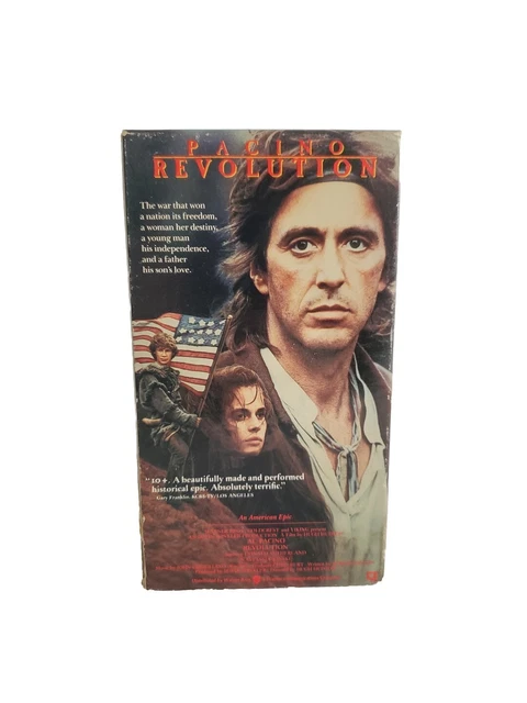 REVOLUTION THE WAR That Won a Nation its Freedom VHS Al Pacino 1986 ...