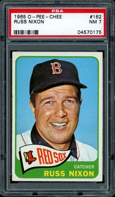 1965 OPC O-PEE-CHEE Baseball #162 Russ Nixon PSA 7 EUR 27,68 - PicClick FR