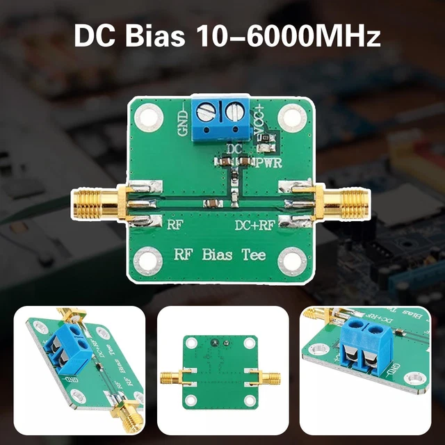 BIAS TEE WIDEBAND 10-6000MHz 6GHz For HAM Radio RTL Low Noise SDR-LNA ...