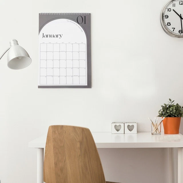 2026 A5 CALENDRIER Mural 2025 De Planification Bureau Esthétique EUR 18 ...